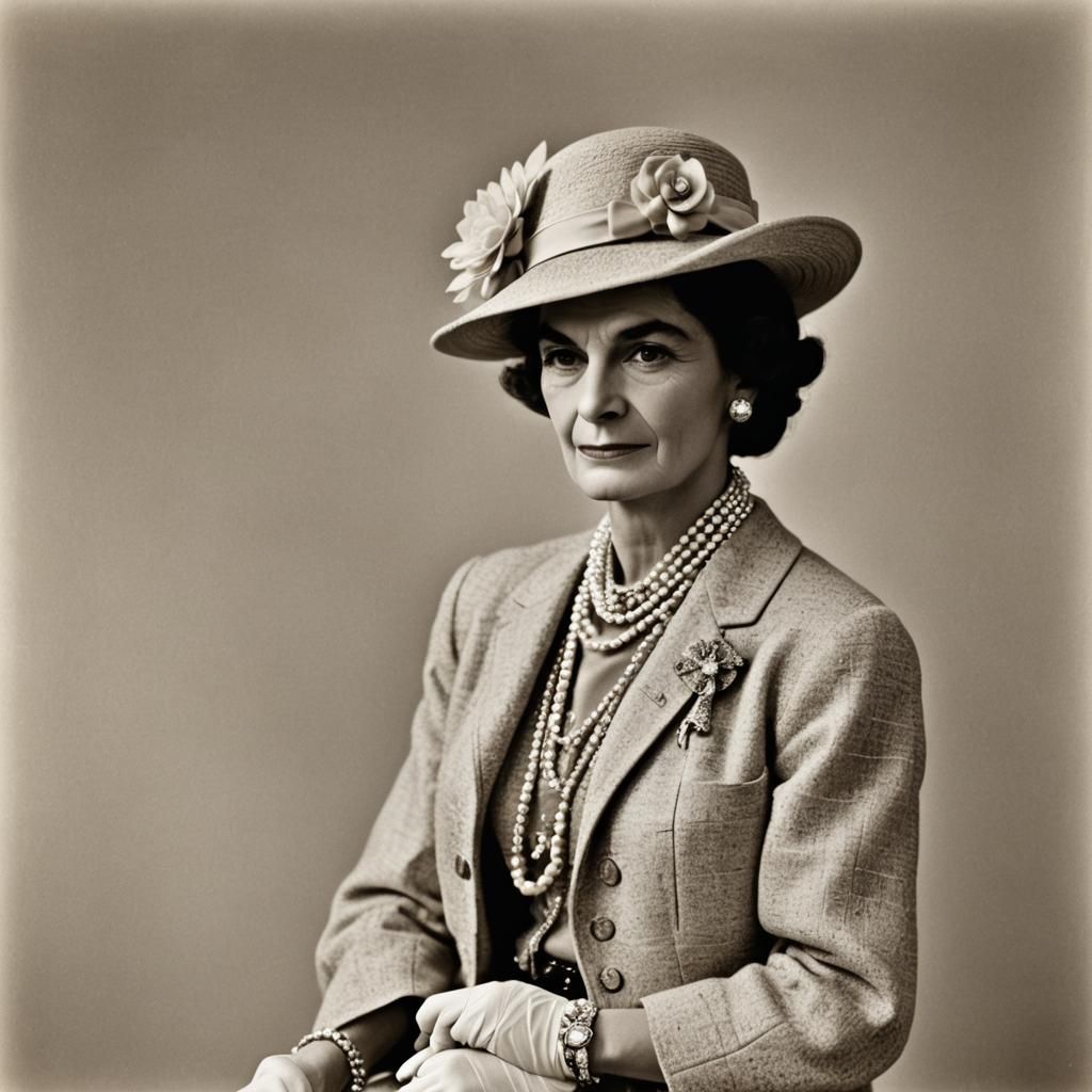 Coco Chanel fashion designer France - AI Generated Artwork - NightCafe ...