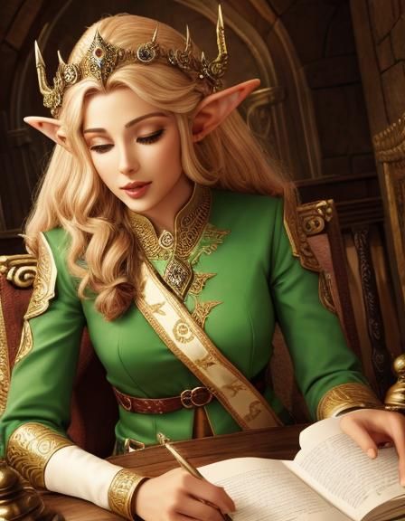 Elf Officer - AI Generated Artwork - NightCafe Creator