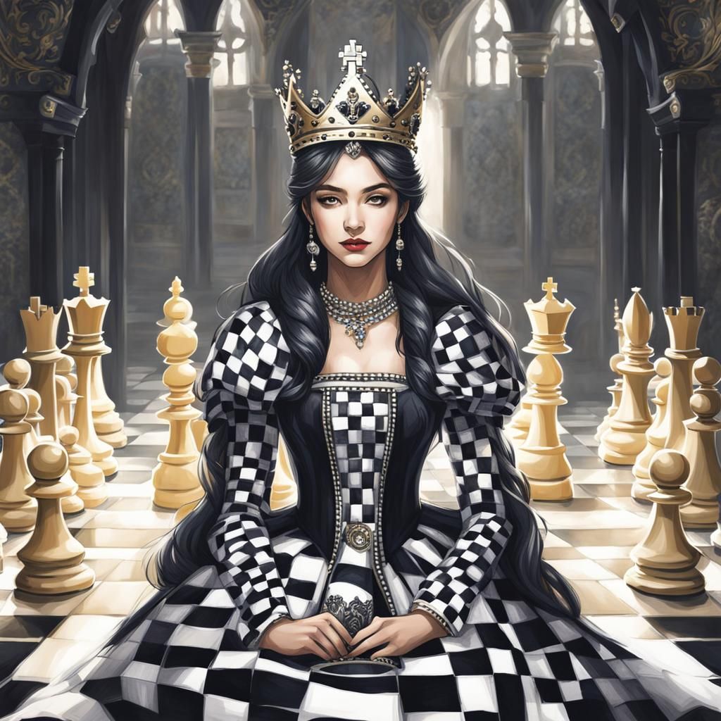 Queen's Checkmate - AI Generated Artwork - NightCafe Creator