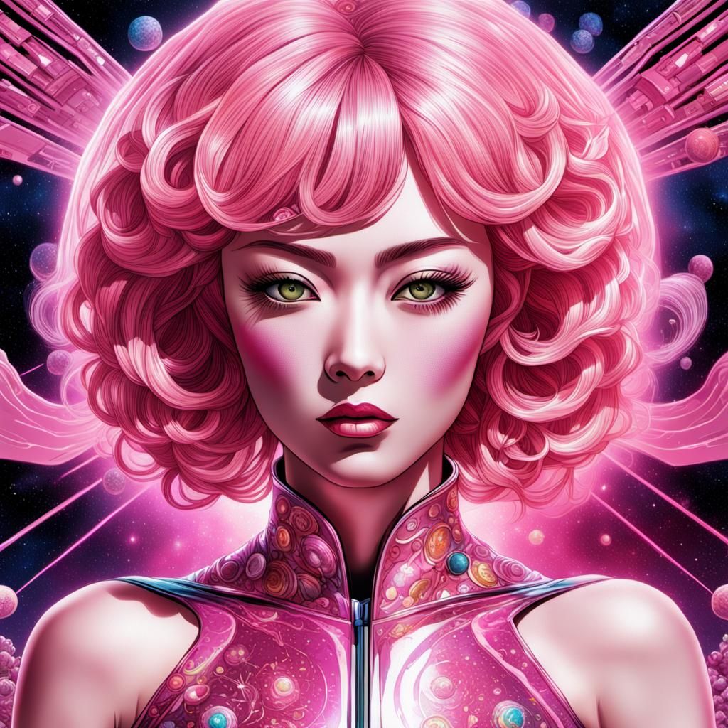 Feelin' Cosmic Pink - AI Generated Artwork - NightCafe Creator