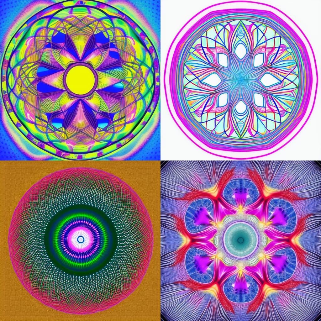 Spirograph - AI Generated Artwork - NightCafe Creator