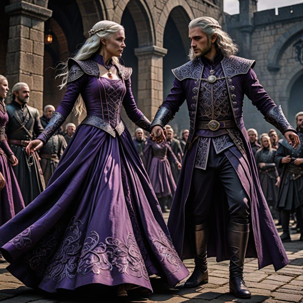 Daenaera Velaryon and Aegon iii Targaryen