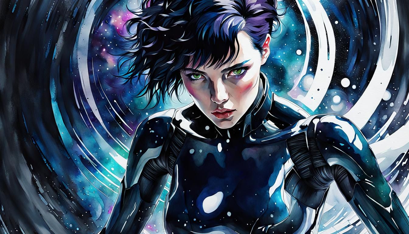 Ghost in the Shell - AI Generated Artwork - NightCafe Creator