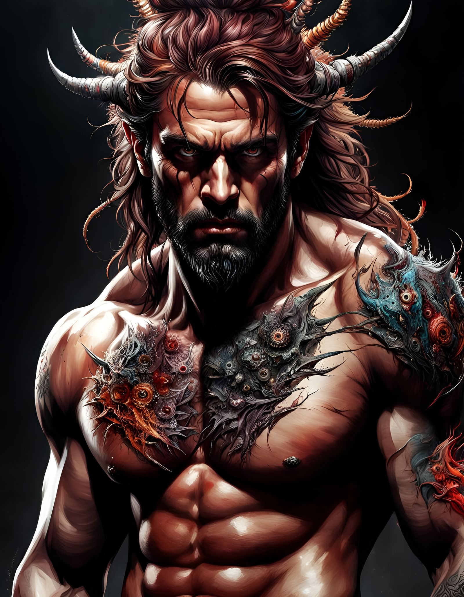 Arch-Demon, Alok Sal The Old Renegade Of Underworld - AI Generated ...