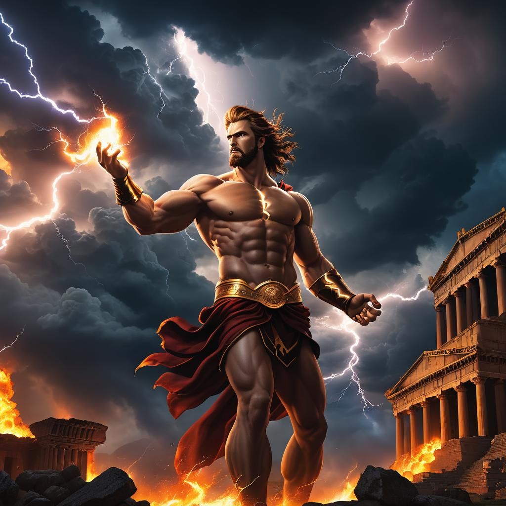 Wrath of Zeus - AI Generated Artwork - NightCafe Creator