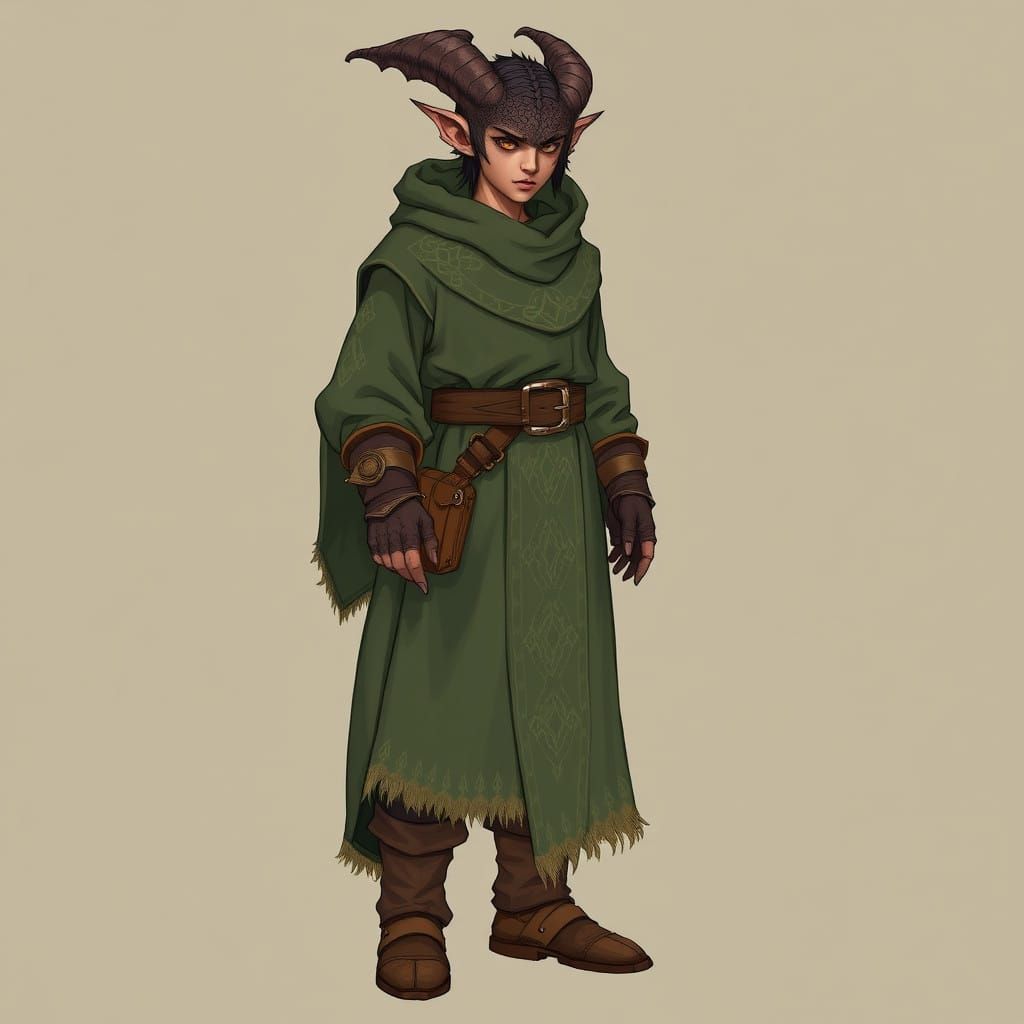 Young Trouble v3 - Mystical High Fantasy Dragonborn Wizard i...