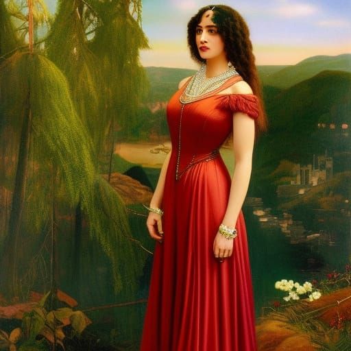 Pre-raphaelite - AI Generated Artwork - NightCafe Creator