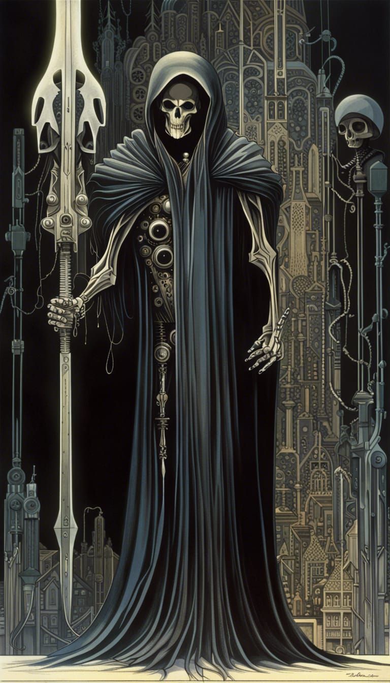 Cyber Reaper 2 - AI Generated Artwork - NightCafe Creator