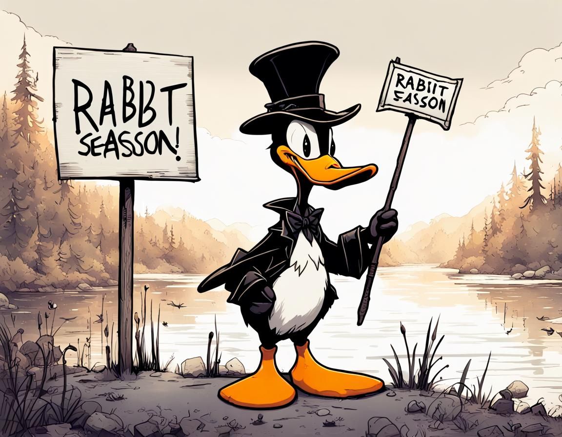 Rabbit Season - AI Generated Artwork - NightCafe Creator