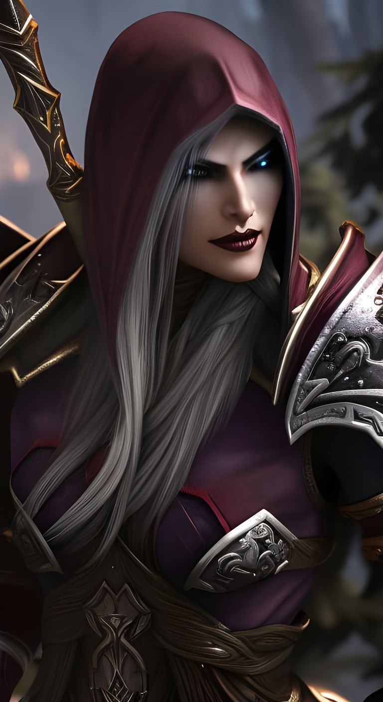 Sylvanas Windrunner, take 1 - AI Generated Artwork - NightCafe Creator
