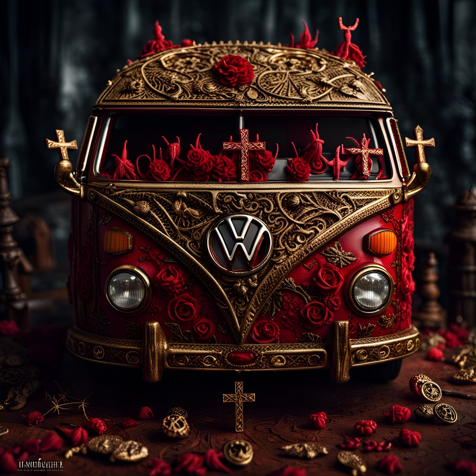 MickMak's Vampire HUNTERS Camper Van #3, Masterplayer - AI Generated ...