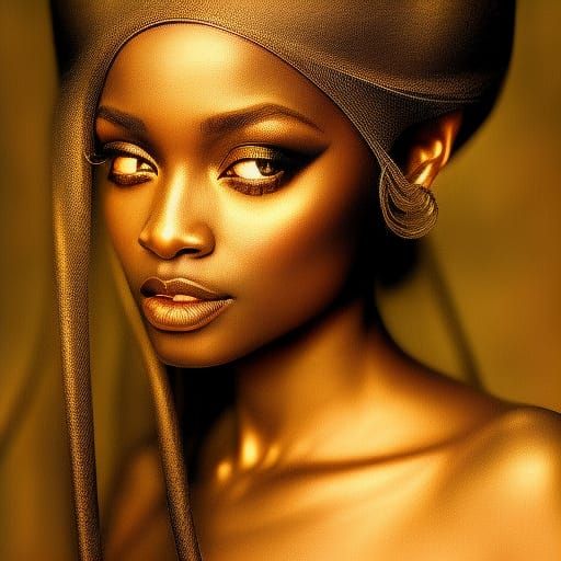 young black elvish princess in beautiful fitted dress :: perfect ...