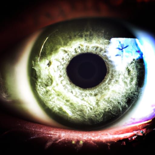 Orbs in my eye - AI Generated Artwork - NightCafe Creator