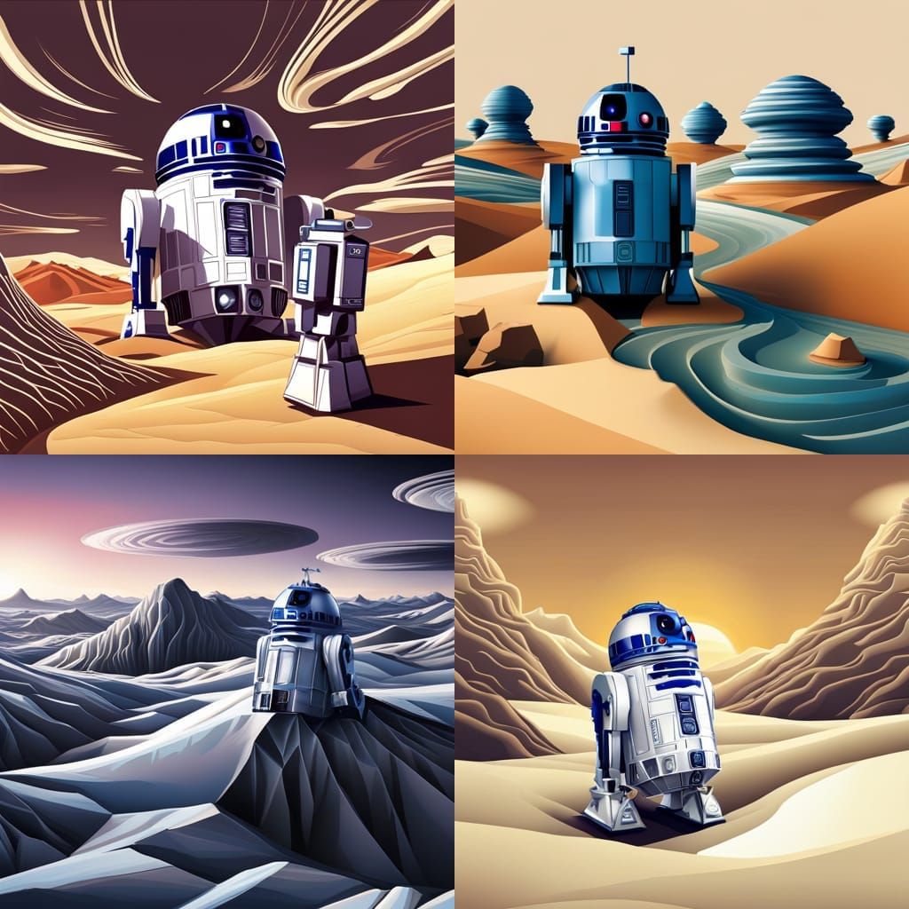 R2D2 - AI Generated Artwork - NightCafe Creator
