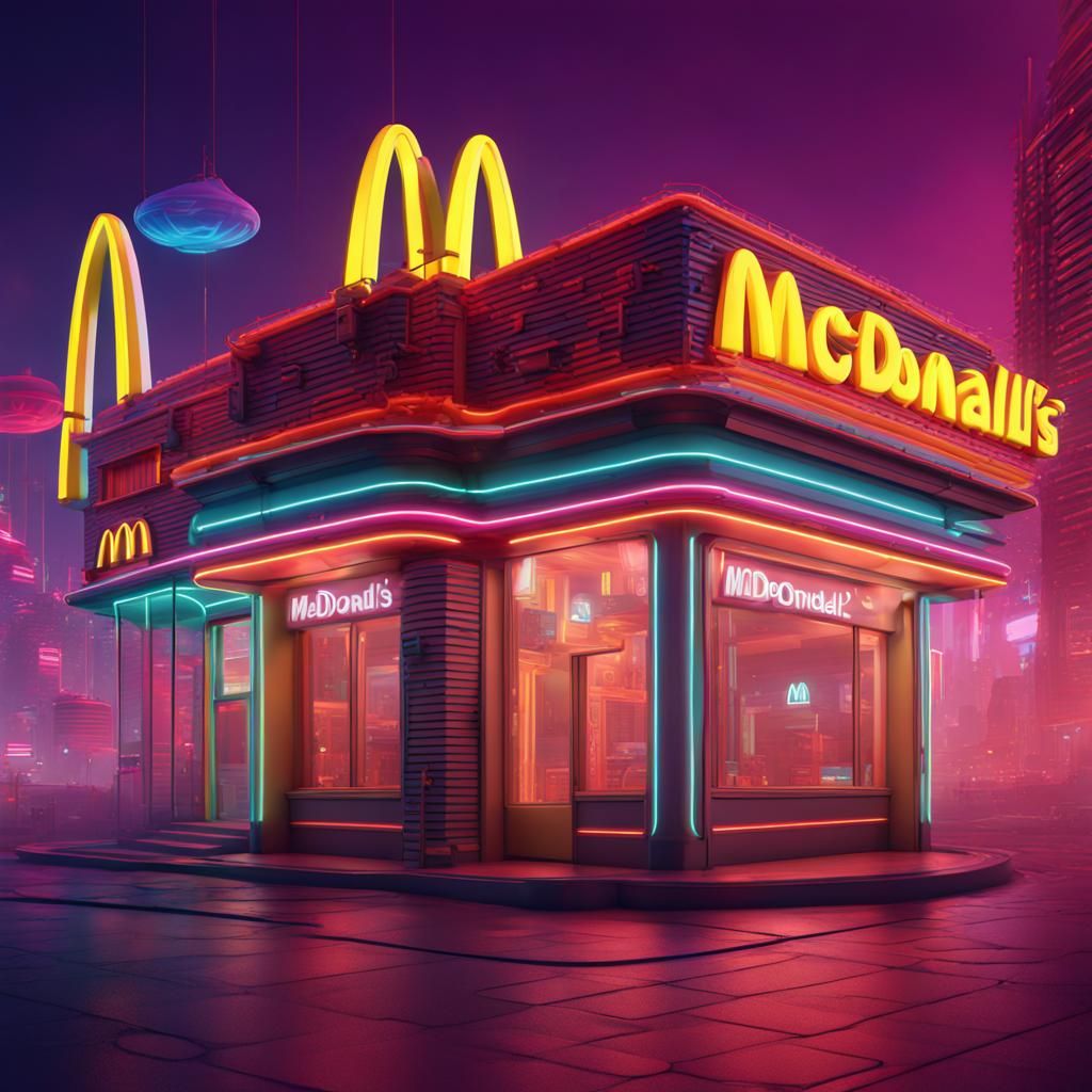 Surreal Mcdonalds - AI Generated Artwork - NightCafe Creator