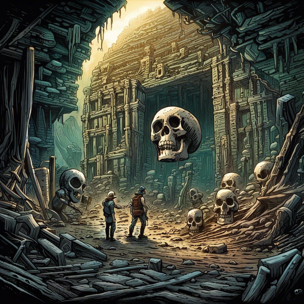 Dig site - AI Generated Artwork - NightCafe Creator