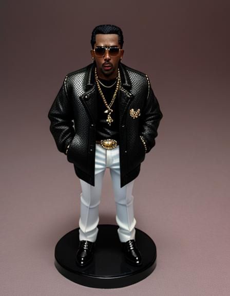 Puff Daddy miniature collectible figurine - AI Generated Artwork ...