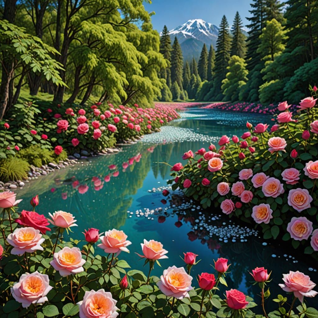 River Roses - Roses in Harmony with Crystal River