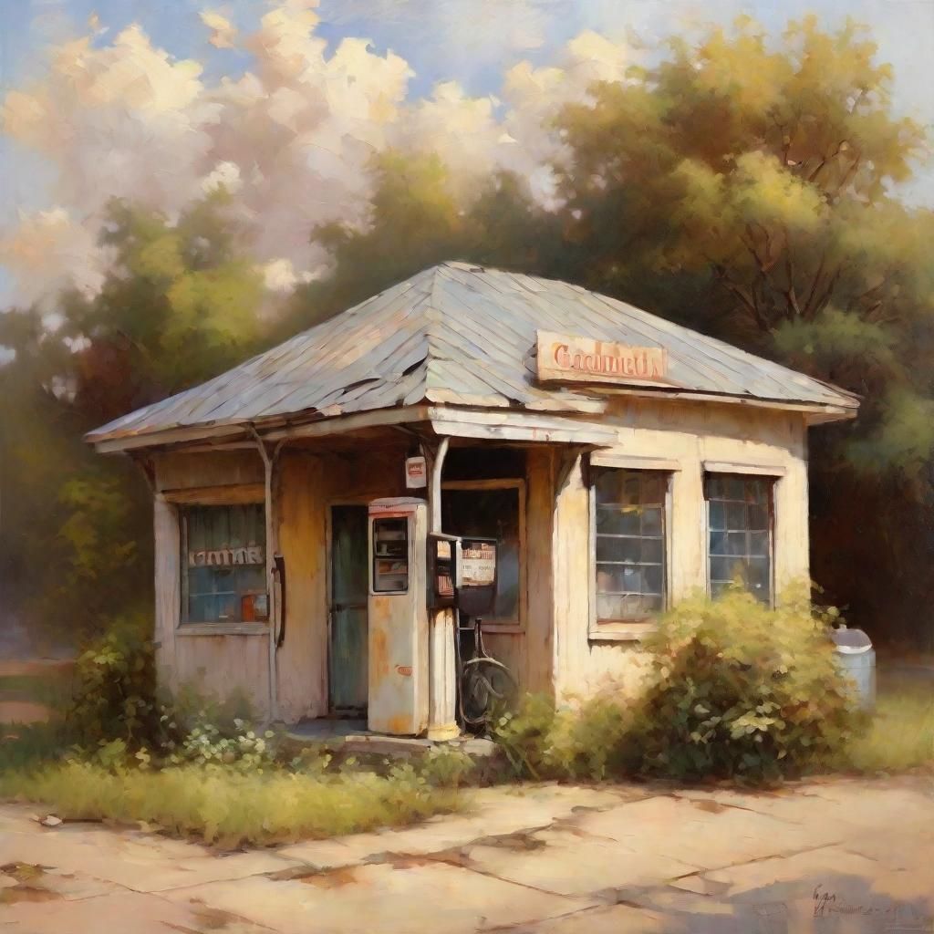 Quick stop store - AI Generated Artwork - NightCafe Creator