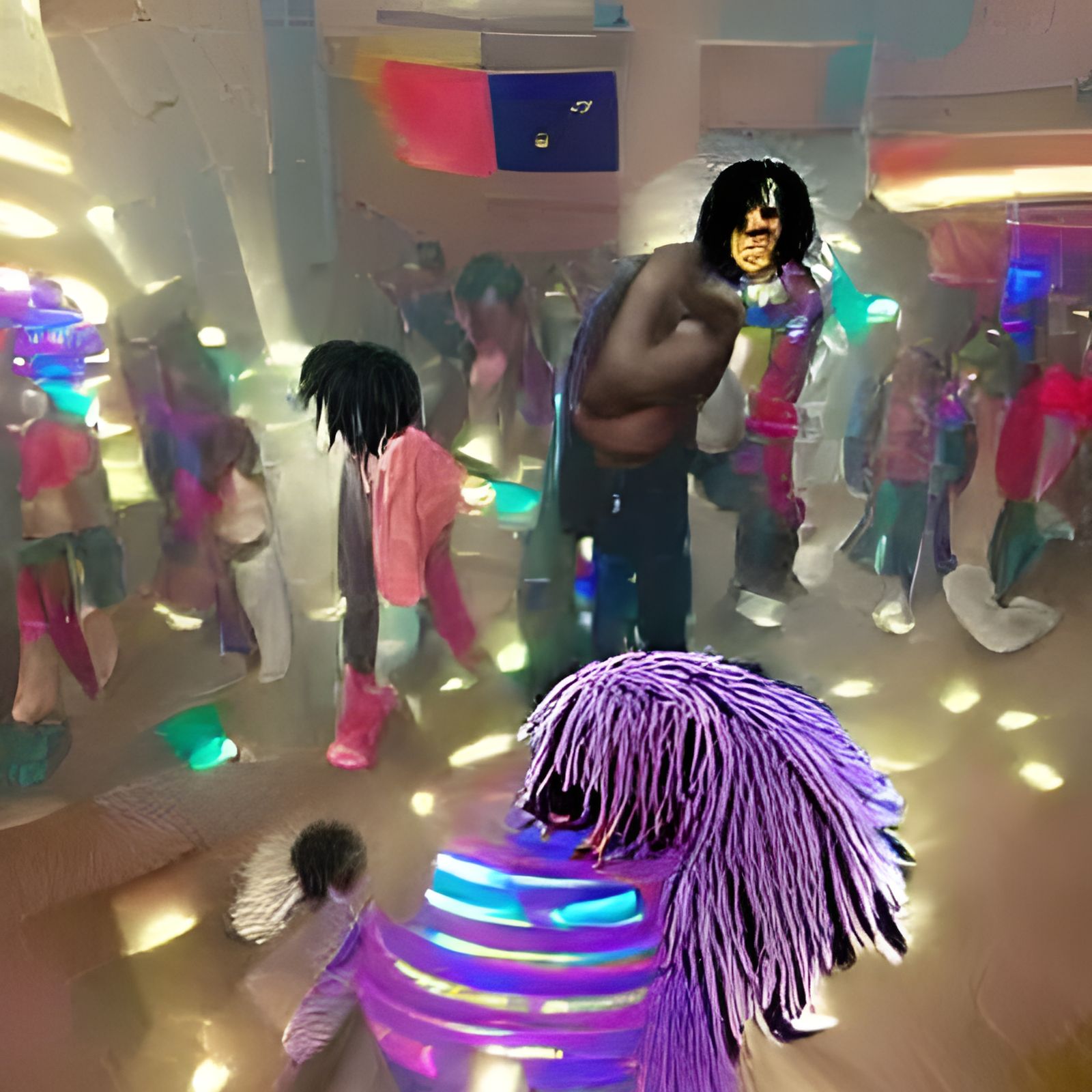 Chief keef at a disco - AI Generated Artwork - NightCafe Creator