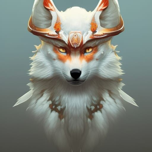 Kitsune King - AI Generated Artwork - NightCafe Creator