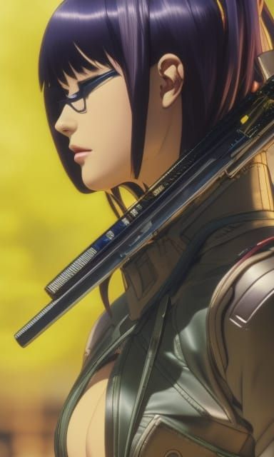 ghost in shell,well-developed girl，by Masamune Shirow，Katsuhiro Otomo ...