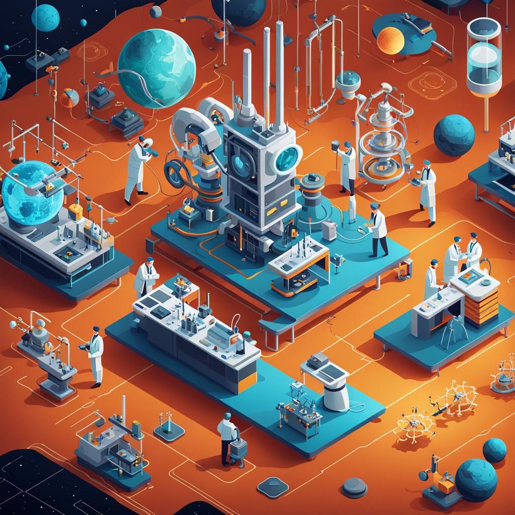 Space lab - AI Generated Artwork - NightCafe Creator