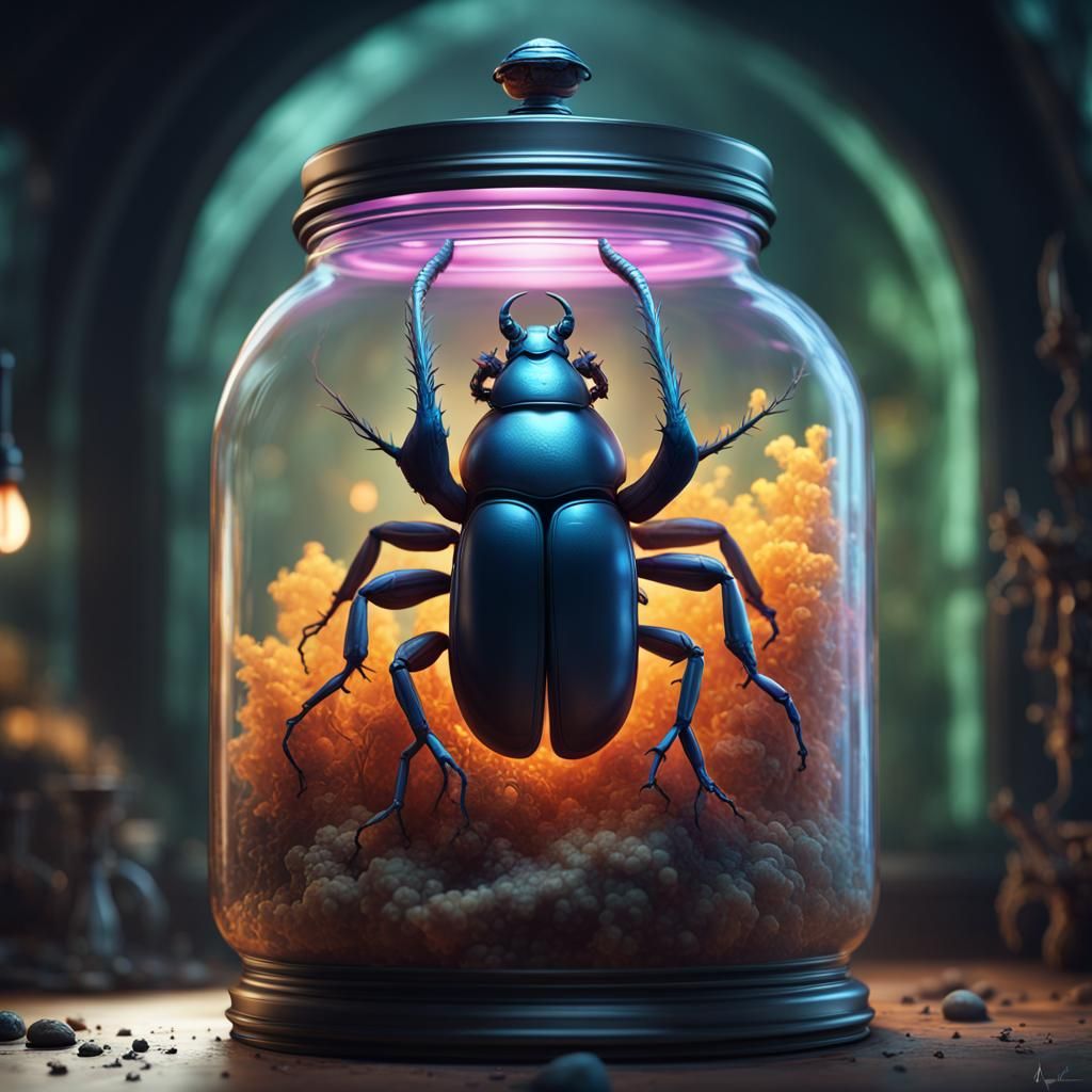 Beetle from Another World - AI Generated Artwork - NightCafe Creator