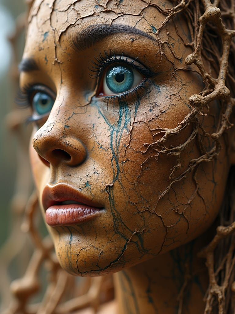 Folded Wood Embraces a Full-Body Living Entropic Algorithm