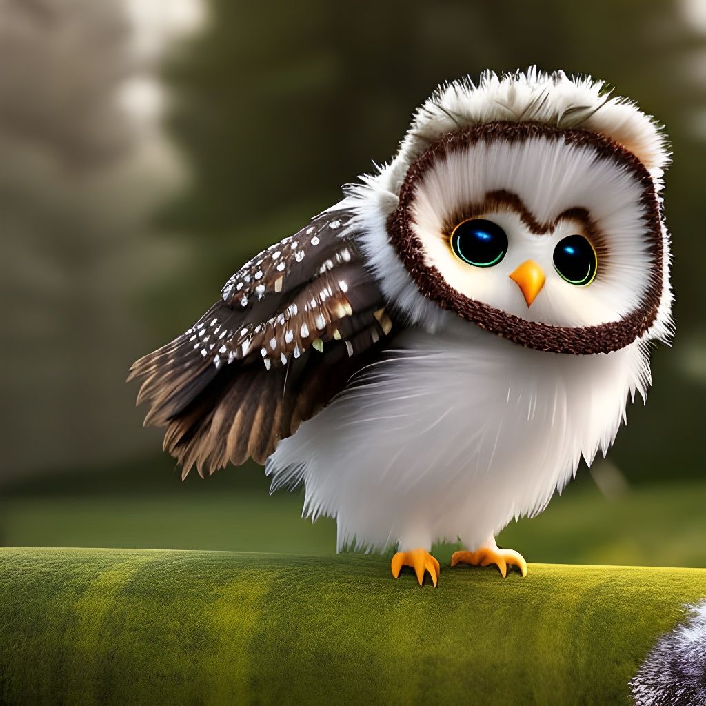 Pigwidgeon the Owl - AI Generated Artwork - NightCafe Creator