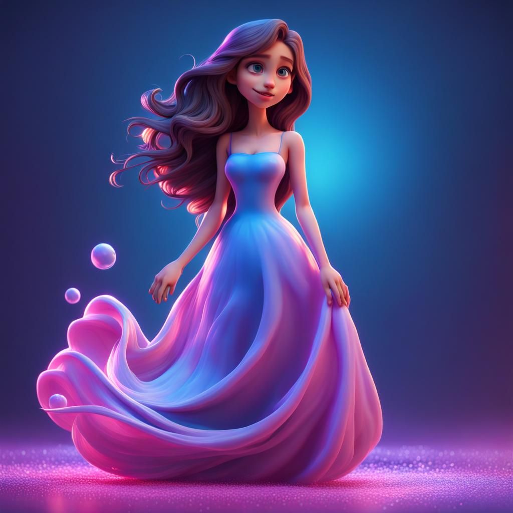 Princess of Color - AI Generated Artwork - NightCafe Creator