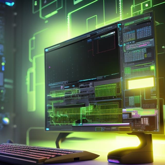 Hacker lair - AI Generated Artwork - NightCafe Creator