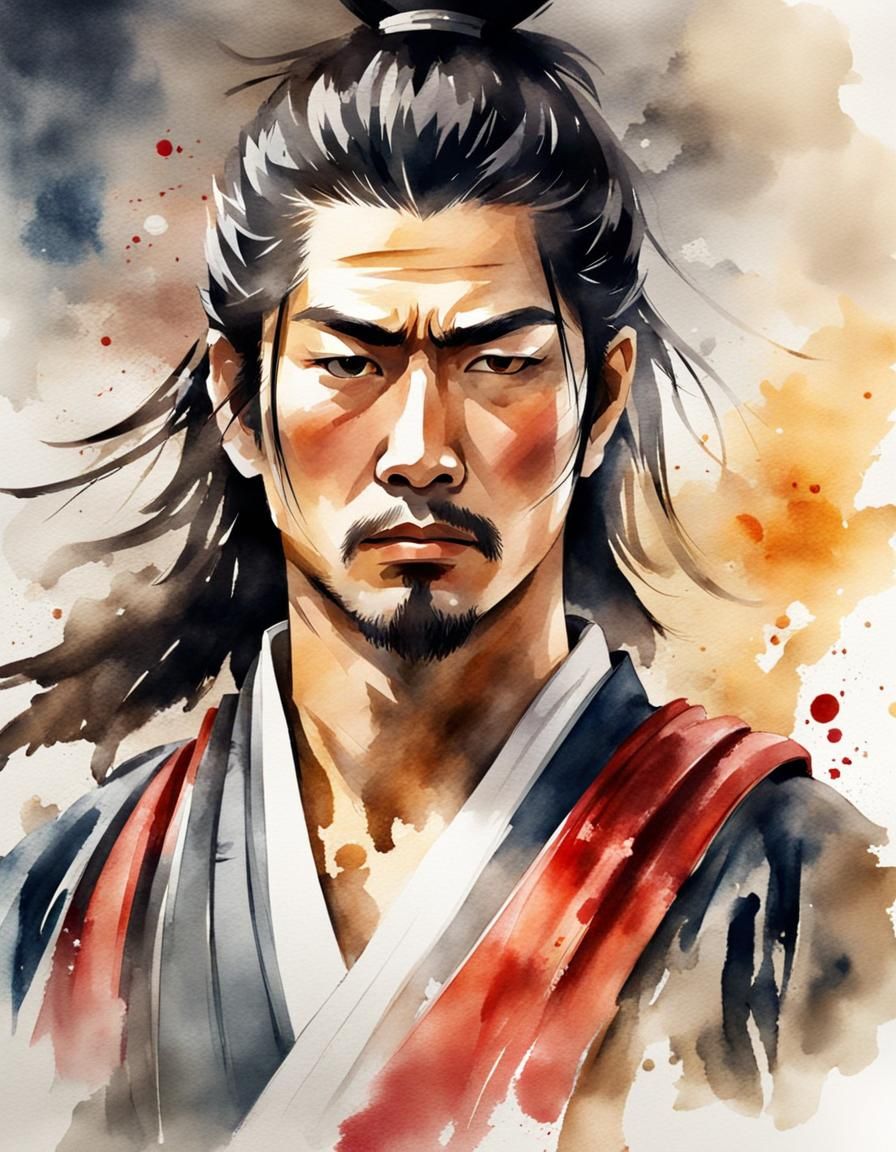 Swordsman portrait - AI Generated Artwork - NightCafe Creator