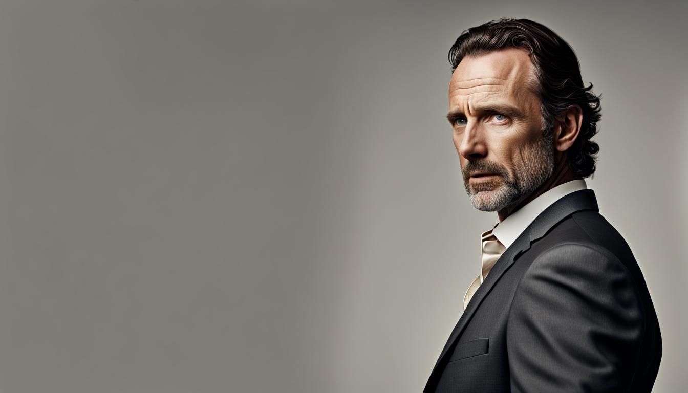 Rick Grimes wearing a Suit - AI Generated Artwork - NightCafe Creator