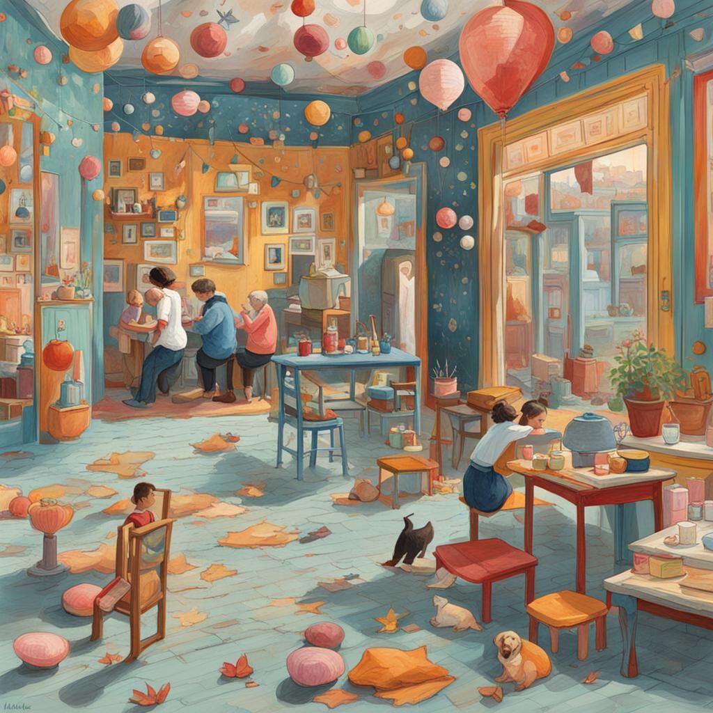 Imaginative scenes that highlight characters embracing their flaws or ...