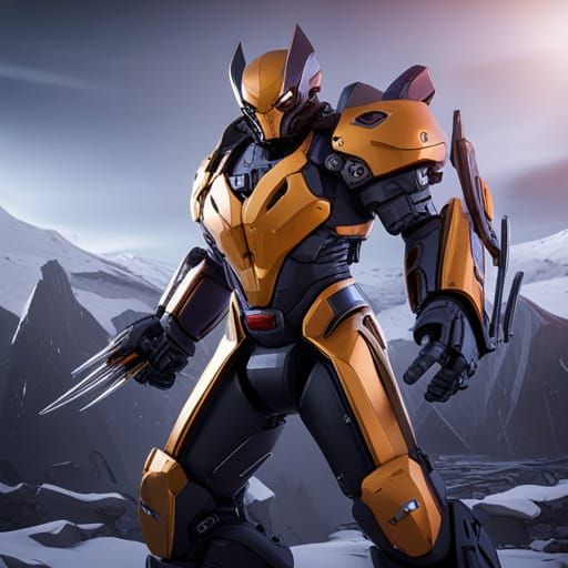 Wolverine Mecha suite - AI Generated Artwork - NightCafe Creator