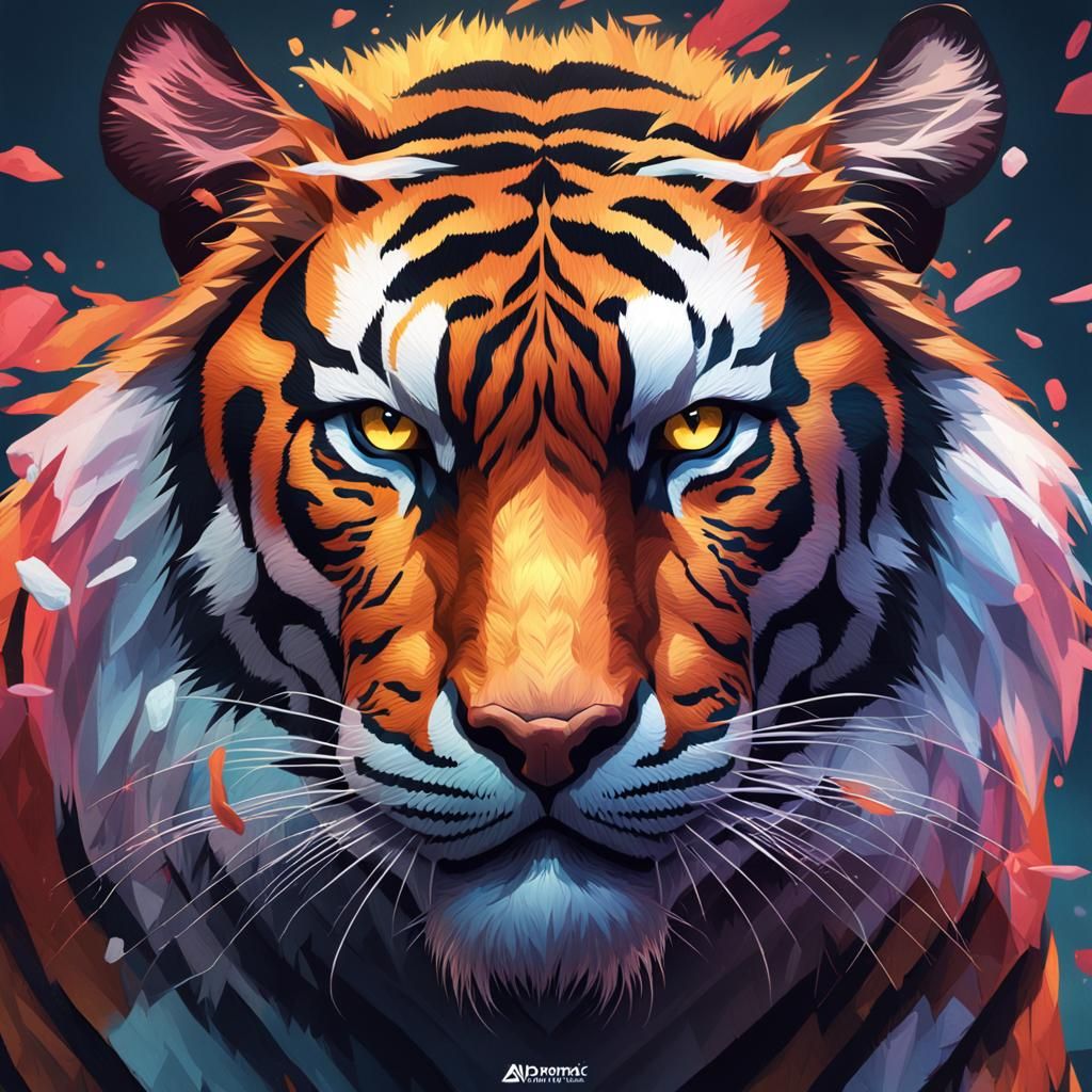 Tiger - AI Generated Artwork - NightCafe Creator