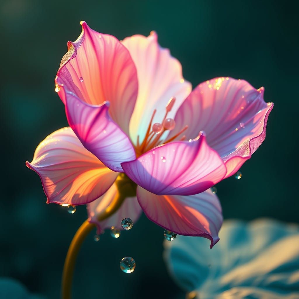 Hyperrealistic Water Elemental Bloom in Enchanted ... - AI Art