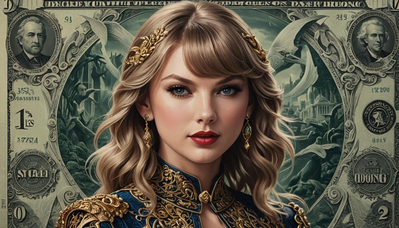 Taylor Swift Billiondollaraire - AI Generated Artwork - NightCafe Creator