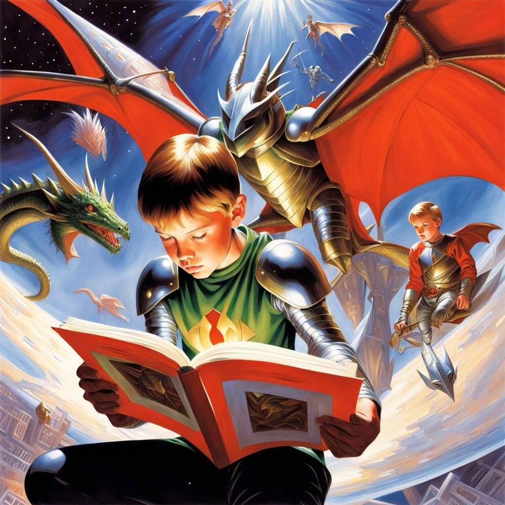 childhood fantasy, Alex Ross - AI Generated Artwork - NightCafe Creator