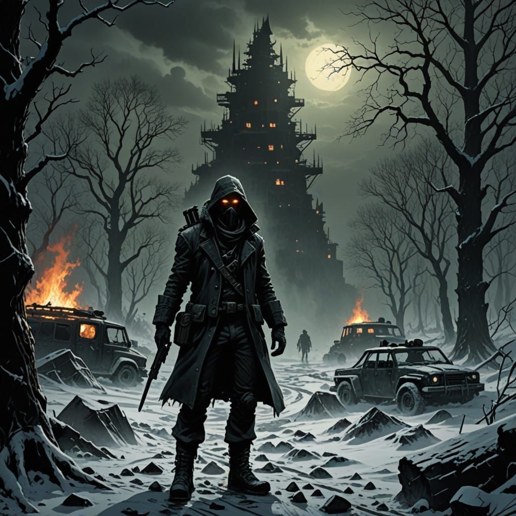 radioactive - Dark Fantasy Shadow in Radioactive Hell's Win...