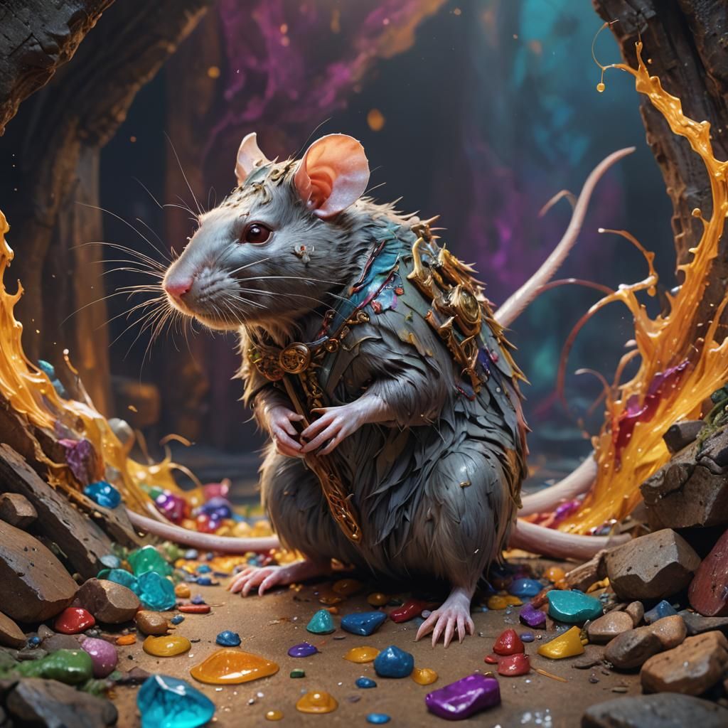 Rat Wizard - AI Generated Artwork - NightCafe Creator
