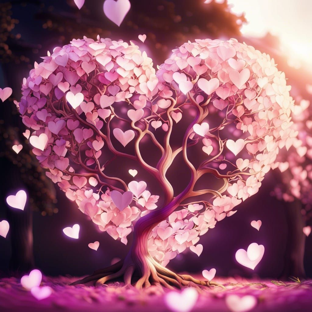 Love tree - AI Generated Artwork - NightCafe Creator