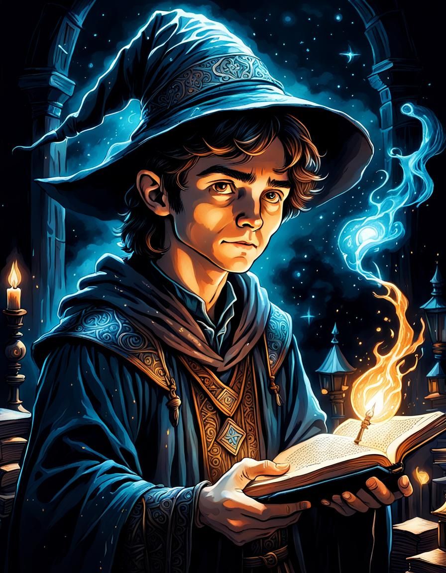 Wizard apprentice - AI Generated Artwork - NightCafe Creator