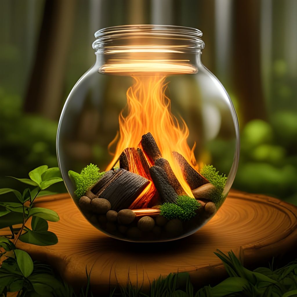 Miniature Cosy Campfire 🔥 - AI Generated Artwork - NightCafe Creator