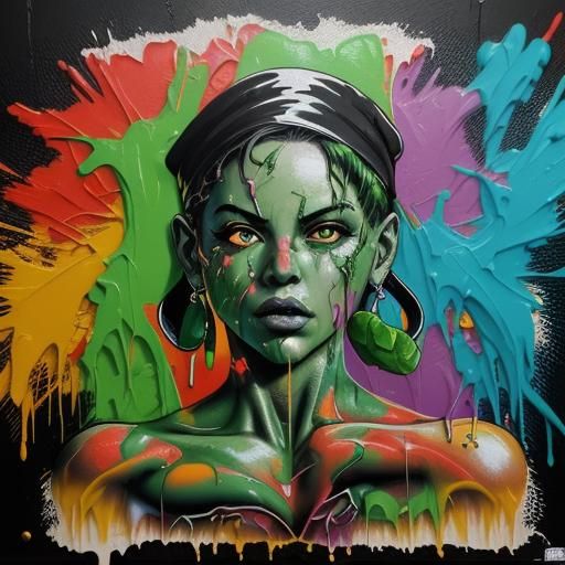 Spinach Girl - AI Generated Artwork - NightCafe Creator