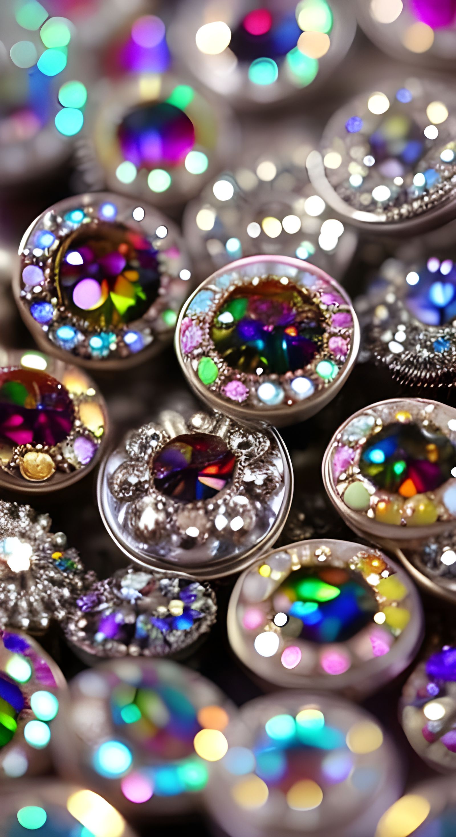 The shiniest collection of expensive holographic amd irridescent ...