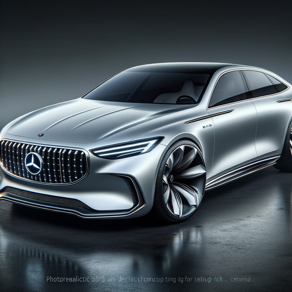 Luxury S Class Concept Vehicle in Modern Design St... - AI Art