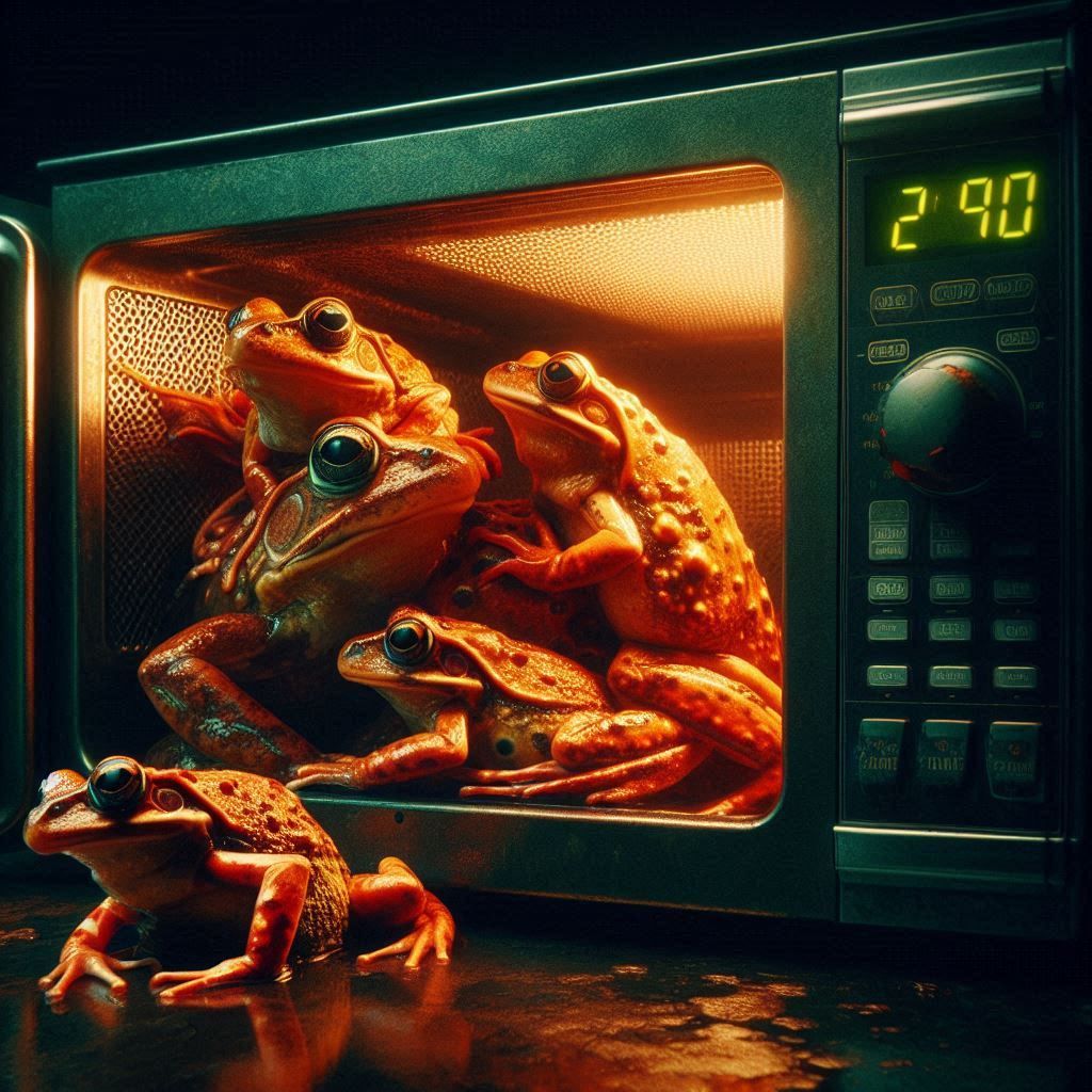 Fun With Frogs : Part I - series - AI Generated Artwork - NightCafe Creator