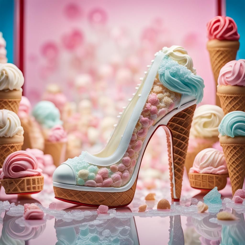 Ice Cream Heels - AI Generated Artwork - NightCafe Creator